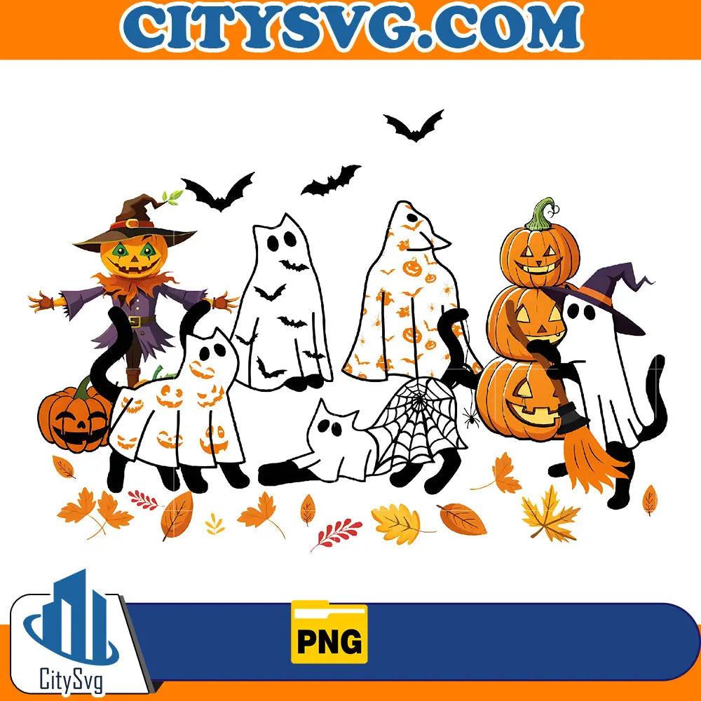 Ghost Cat Halloween Png – CITYSVG