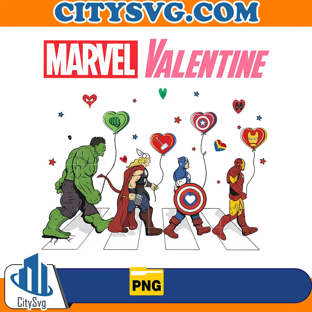 Superhero Valentines Day Marvel Valentine 14 Inch Medium (Marvel