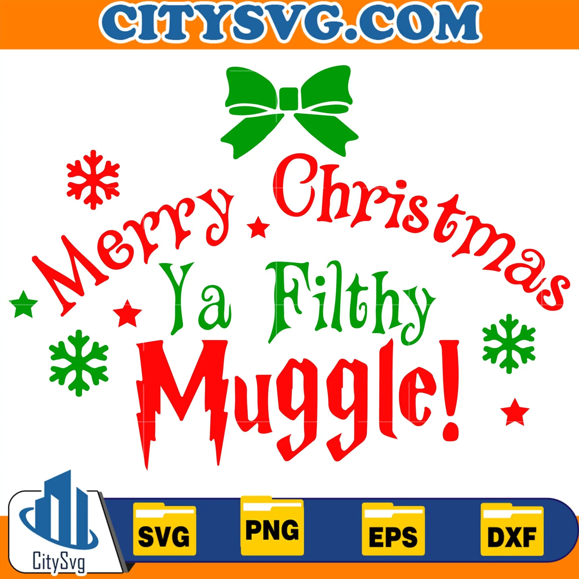 Merry Christmas Ya Filthy Muggle Svg – CITYSVG