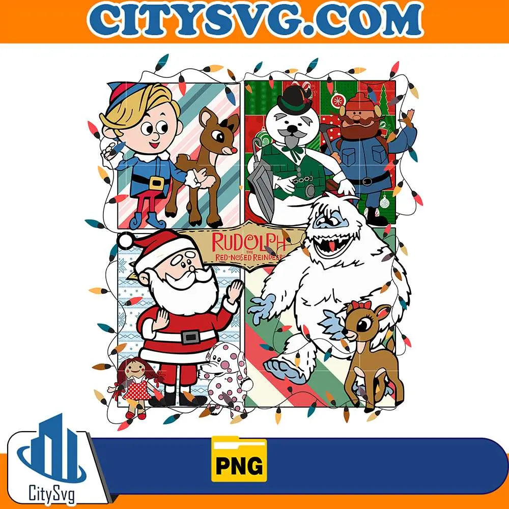 Rudolph The Red Nosed Reindeer Christmas Png – CITYSVG