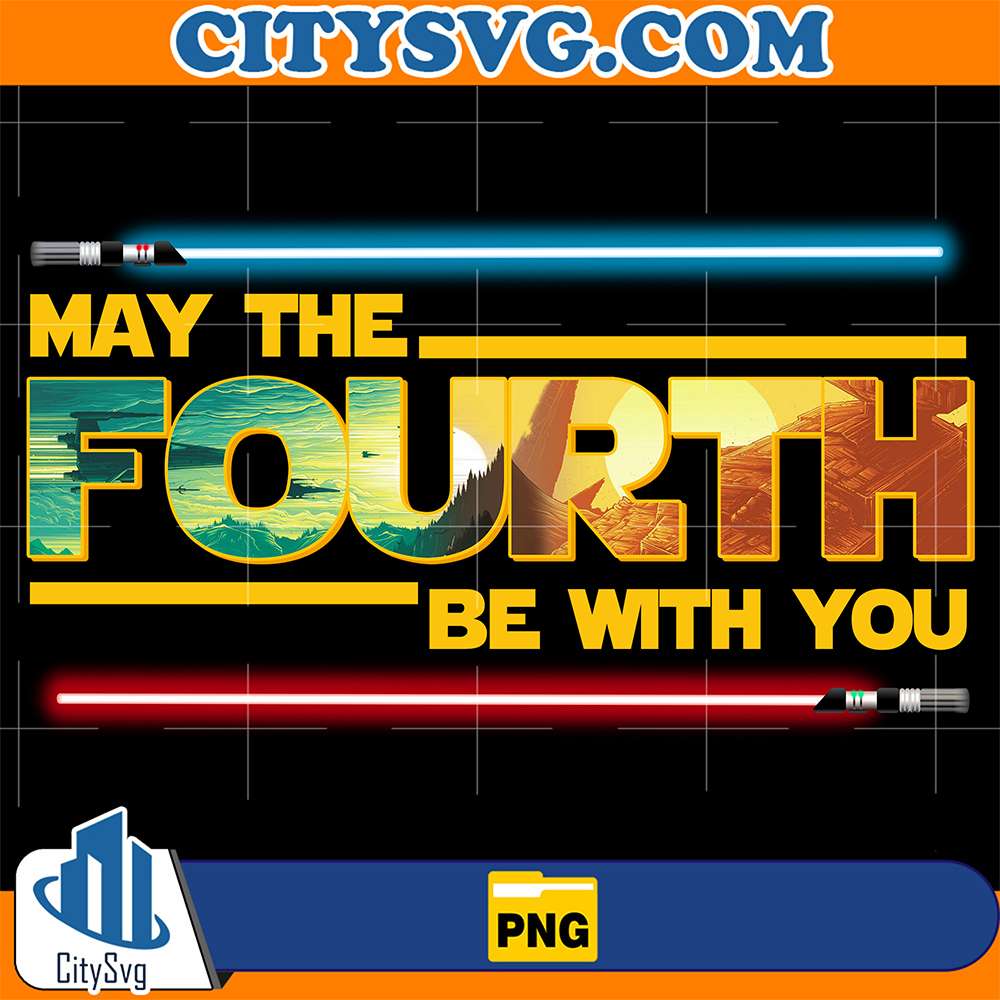 Star Wars May The Fourth Be With You Png – CITYSVG