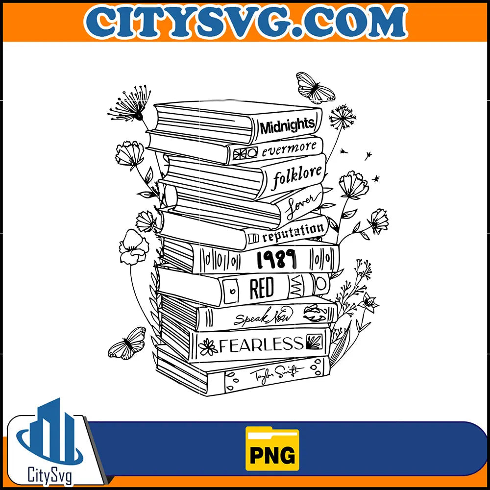 Album Book Svg, Swiftie Svg, Taylor The Eras Tour Svg, Taylor Swiftie ...
