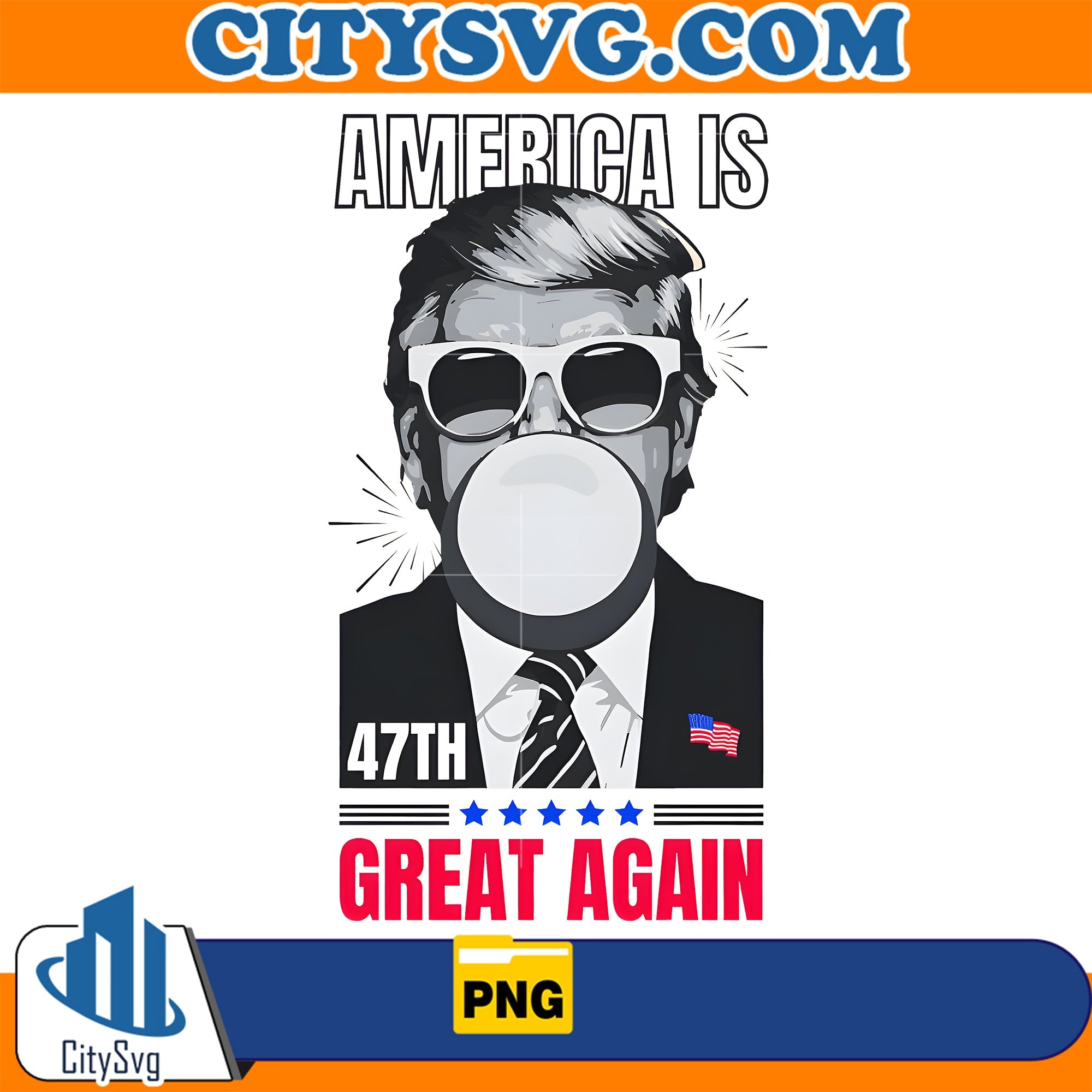 America is Great Again 47th President Png – CITYSVG