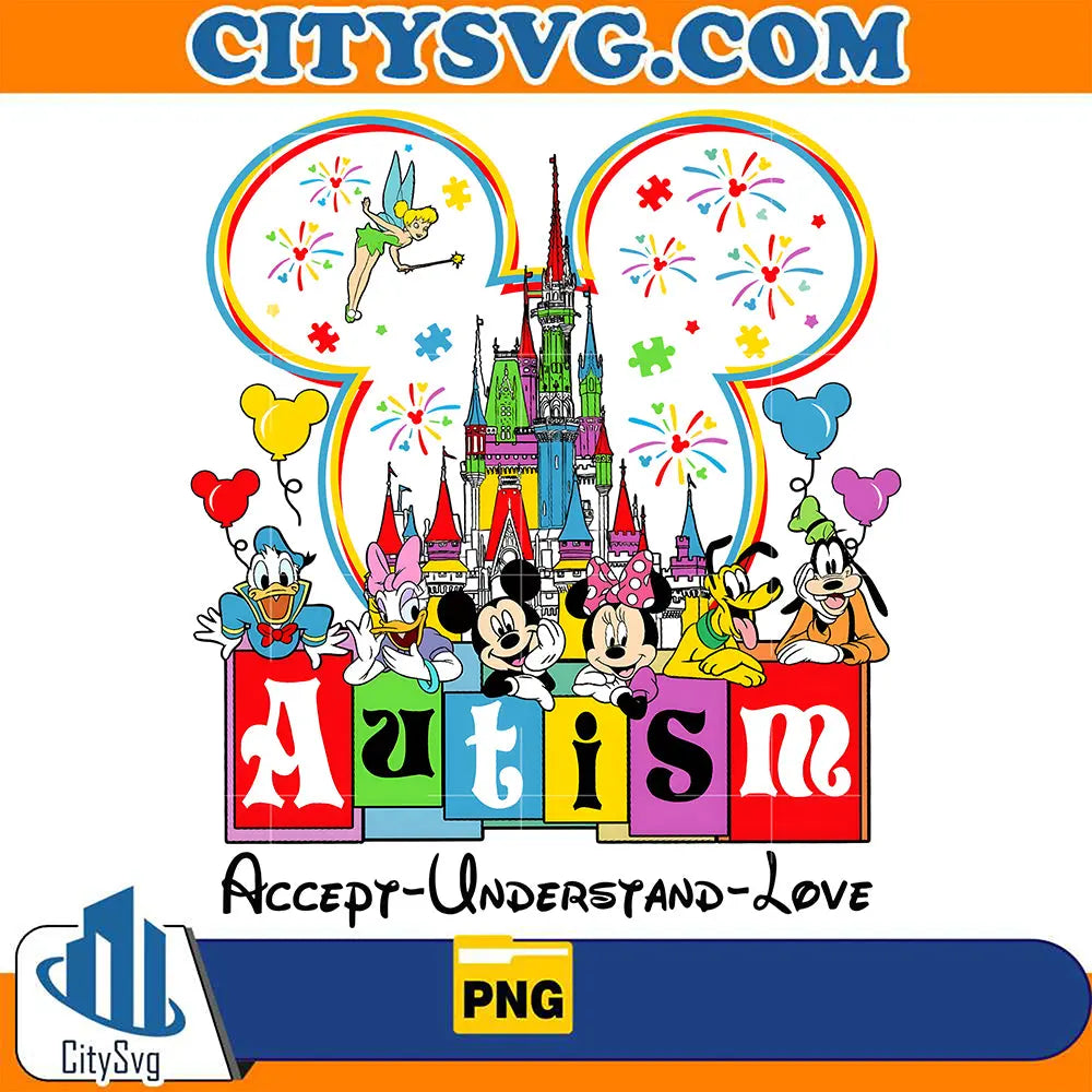 Autism Disney Accept Understand Love Png – CITYSVG