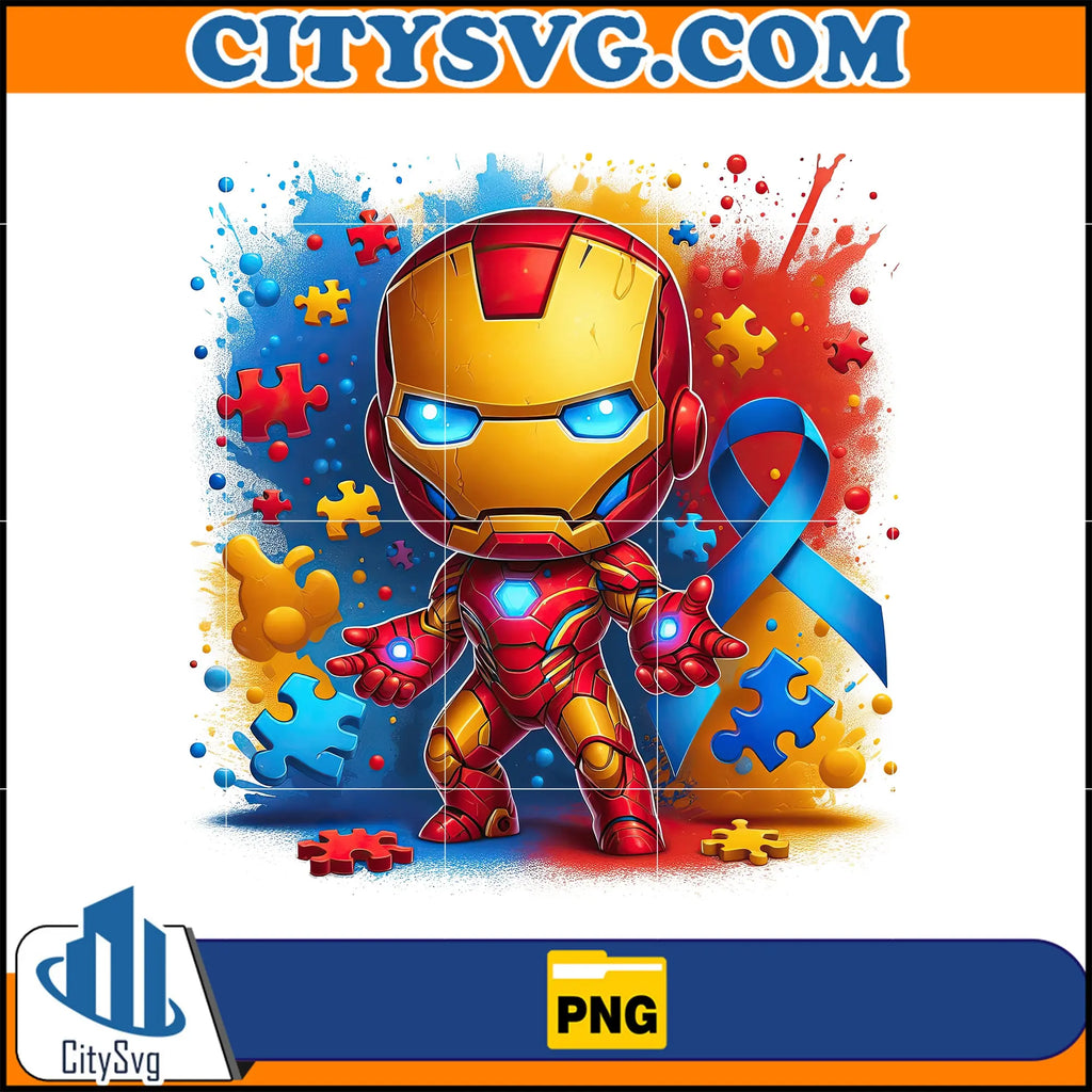 Autism Iron Man Superhero Png, Autism Awareness Png, Awareness Png, Be ...