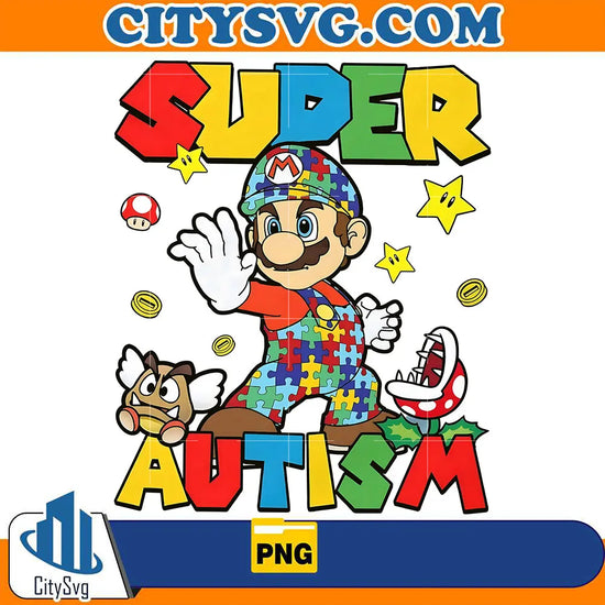 Autism Super Mario Png – CITYSVG