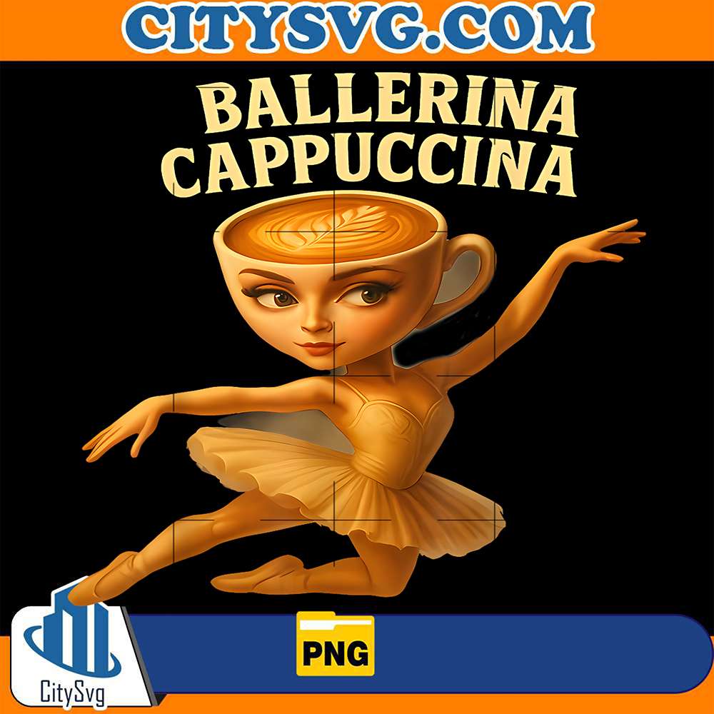 Ballerina Cappuccina Dance Meme Png – CITYSVG