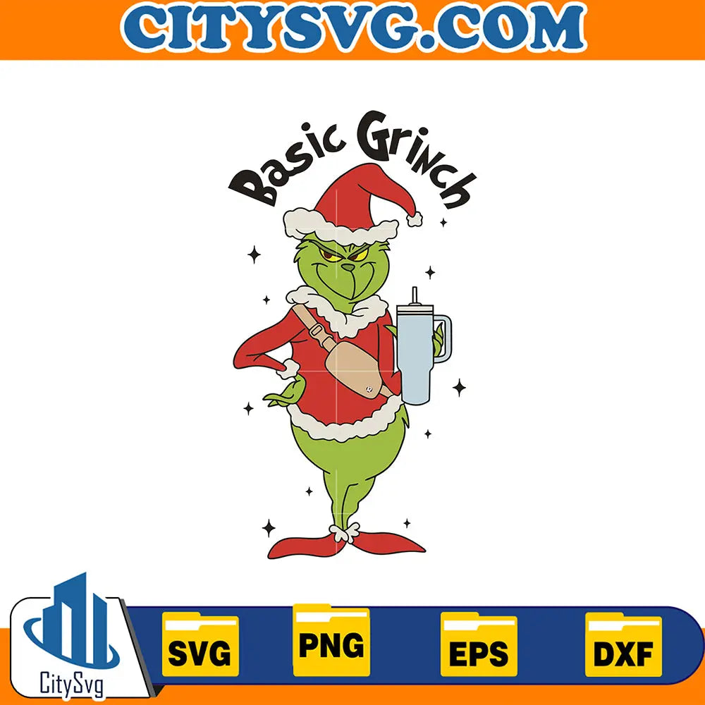 Basic Grinch Christmas Svg – CITYSVG