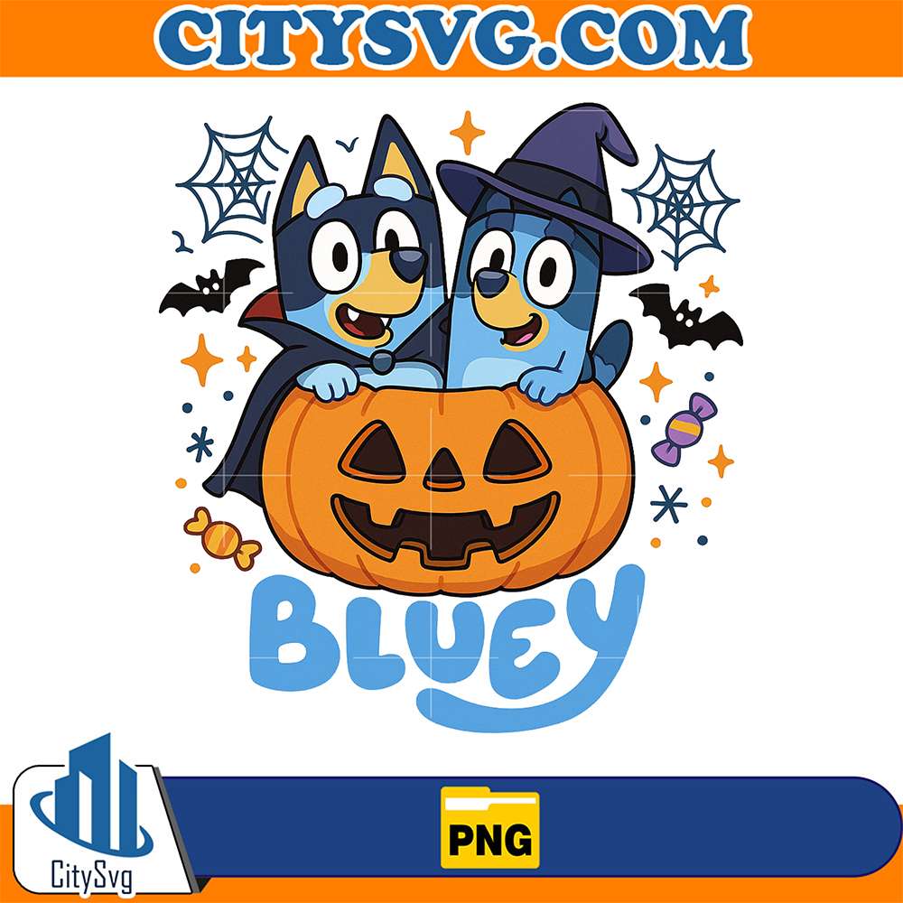 Bluey Fall Halloween Png – CITYSVG