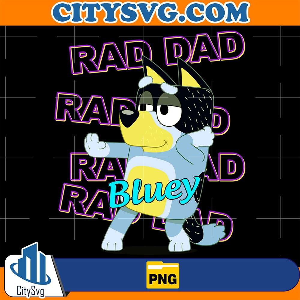 Products – tagged "Bluey Rad Dad Png" – CITYSVG