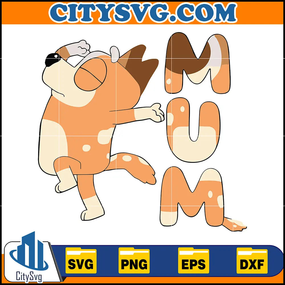 Bluey Chilli Mum Svg, Bluey Family Svg, Decal Files, Vinyl Stickers, C ...