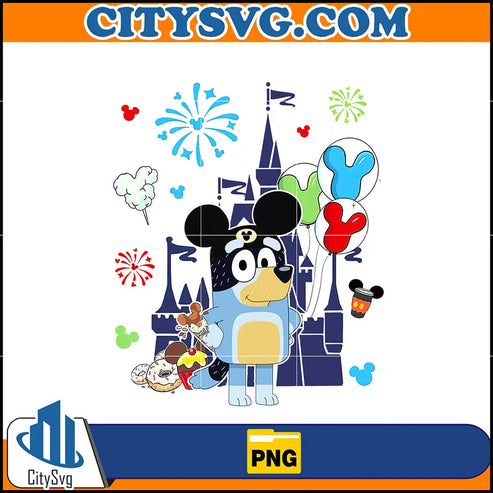 Bluey Mickey Png, Bluey Family Matching Png, Instant Download – CITYSVG