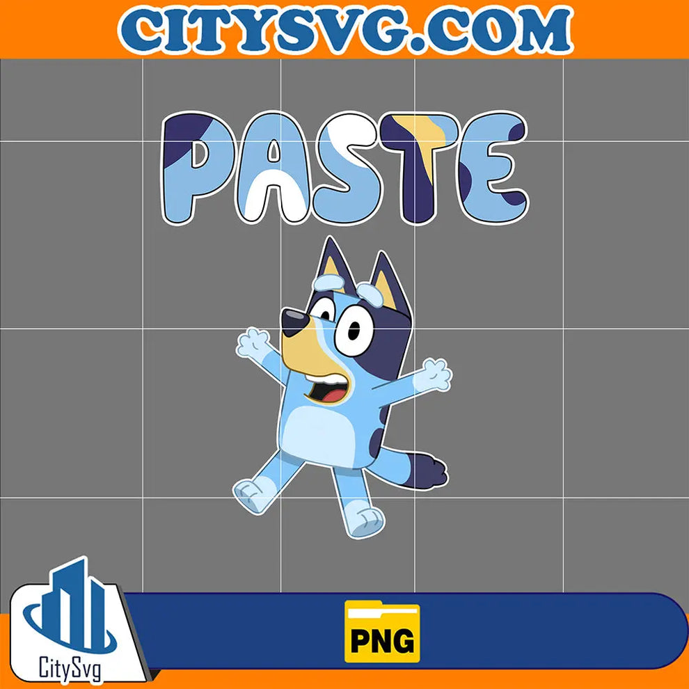 Bluey Paste Png, Bluey Family Matching Png, Instant Download – CITYSVG