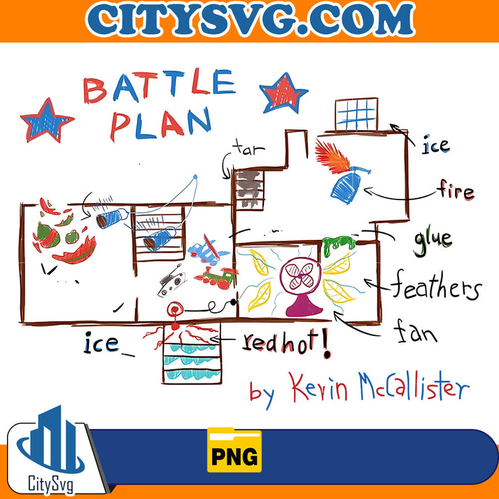 Battle Plan By Kevin McCallister Home Alone Png – CITYSVG