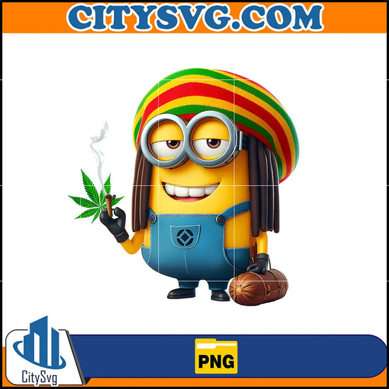 Cartoon Minion Png, High Quality Cartoon Rasta Digital Designs, Weed P ...