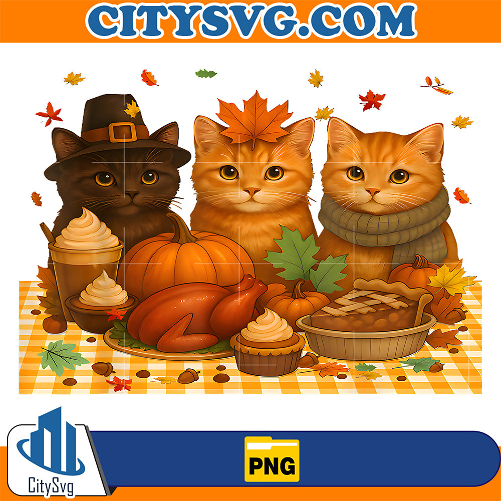 Cat Pilgrim Costume Fall Thanksgiving Png – CITYSVG