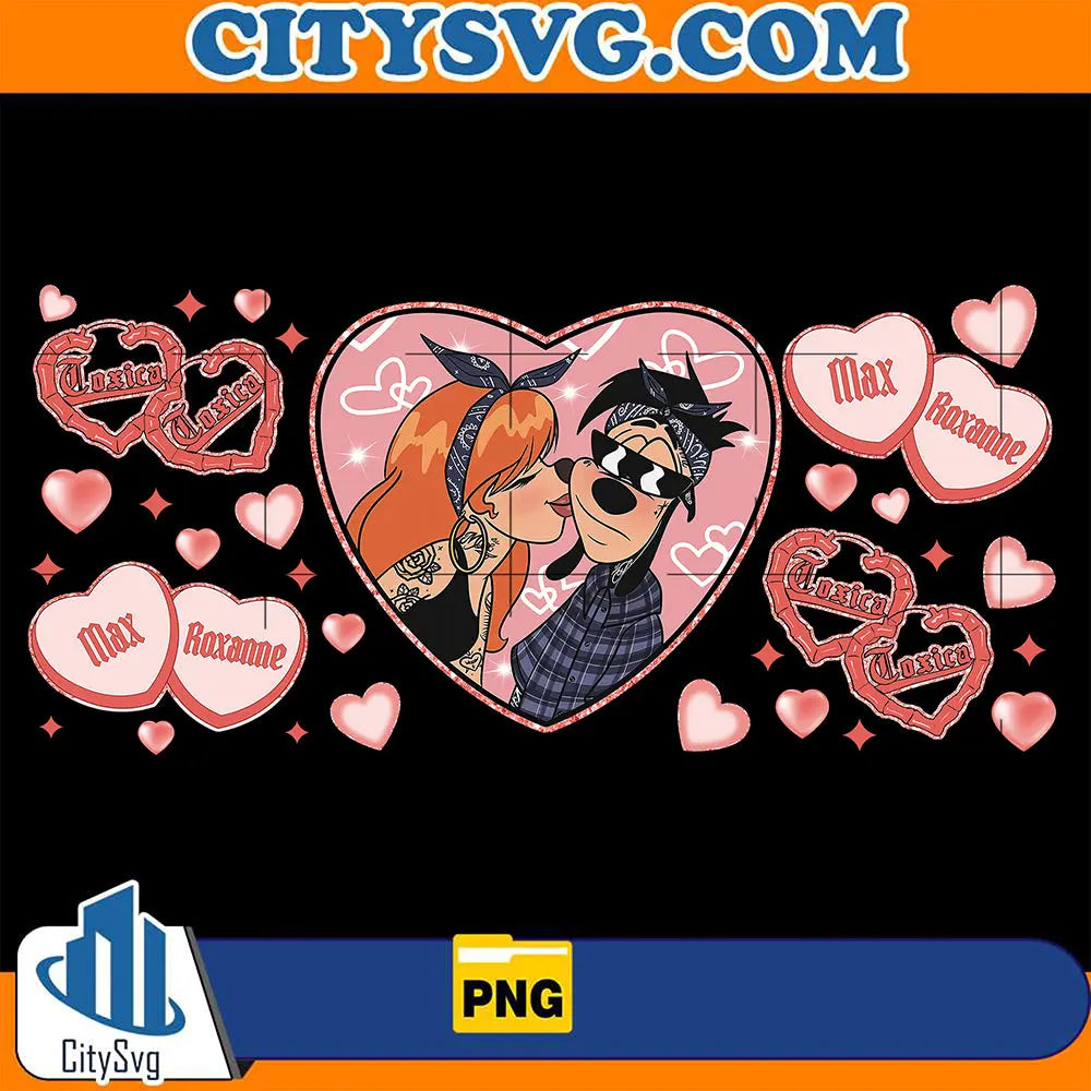 Chicano Cholo Cartoon Max And Roxanne Couple 16oz Glass Can Valentine ...