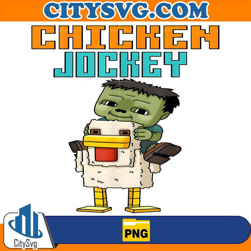 Chicken Jockey Zombie Pixel Png – CITYSVG