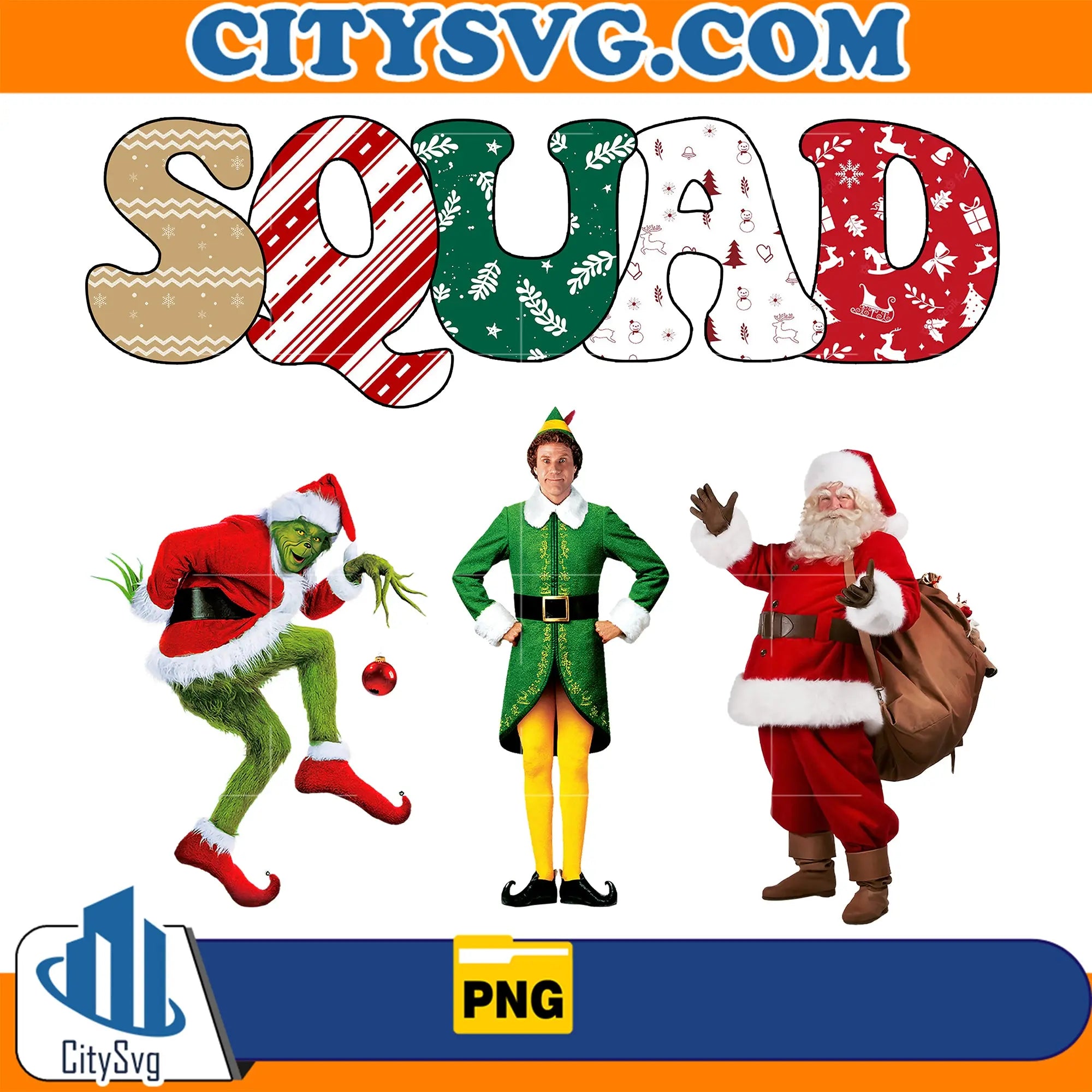 Christmas Squad Movie Png – CITYSVG