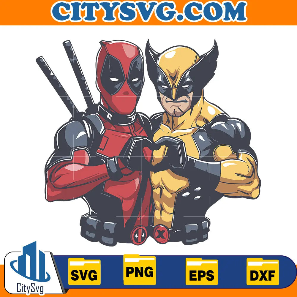 Deadpool & Wolverine Svg – CITYSVG