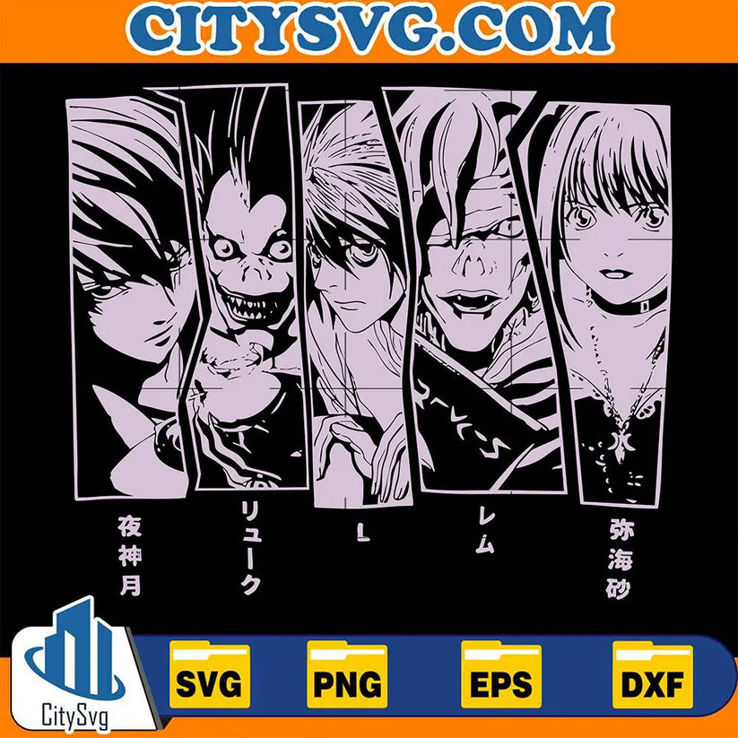 Death Note SVG – CITYSVG
