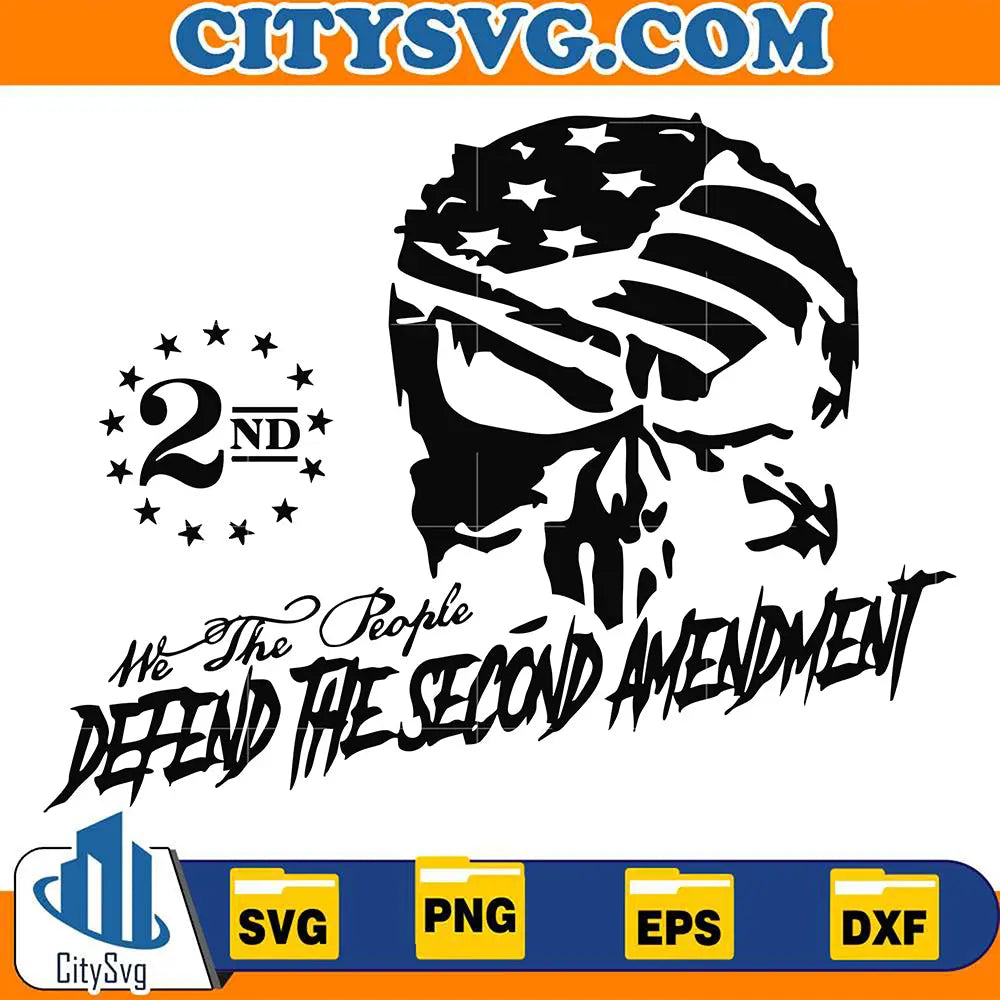 Defend The Second Amendment Svg – CITYSVG