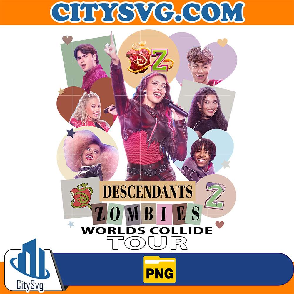 Descendants Zombies Worlds Collide Tour Png – CITYSVG