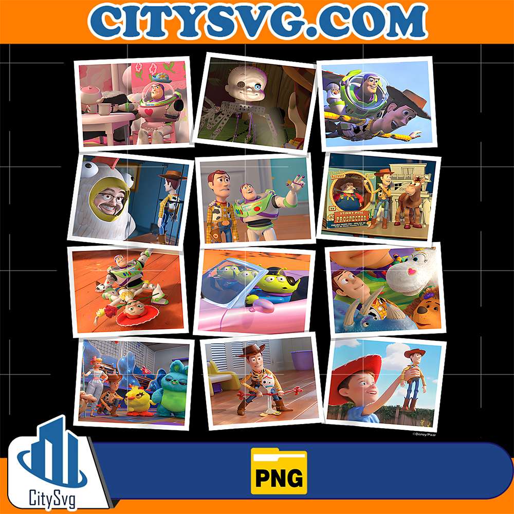 Disney And Pixar's Toy Story 30th Anniversary Famous Frames Png – CITYSVG