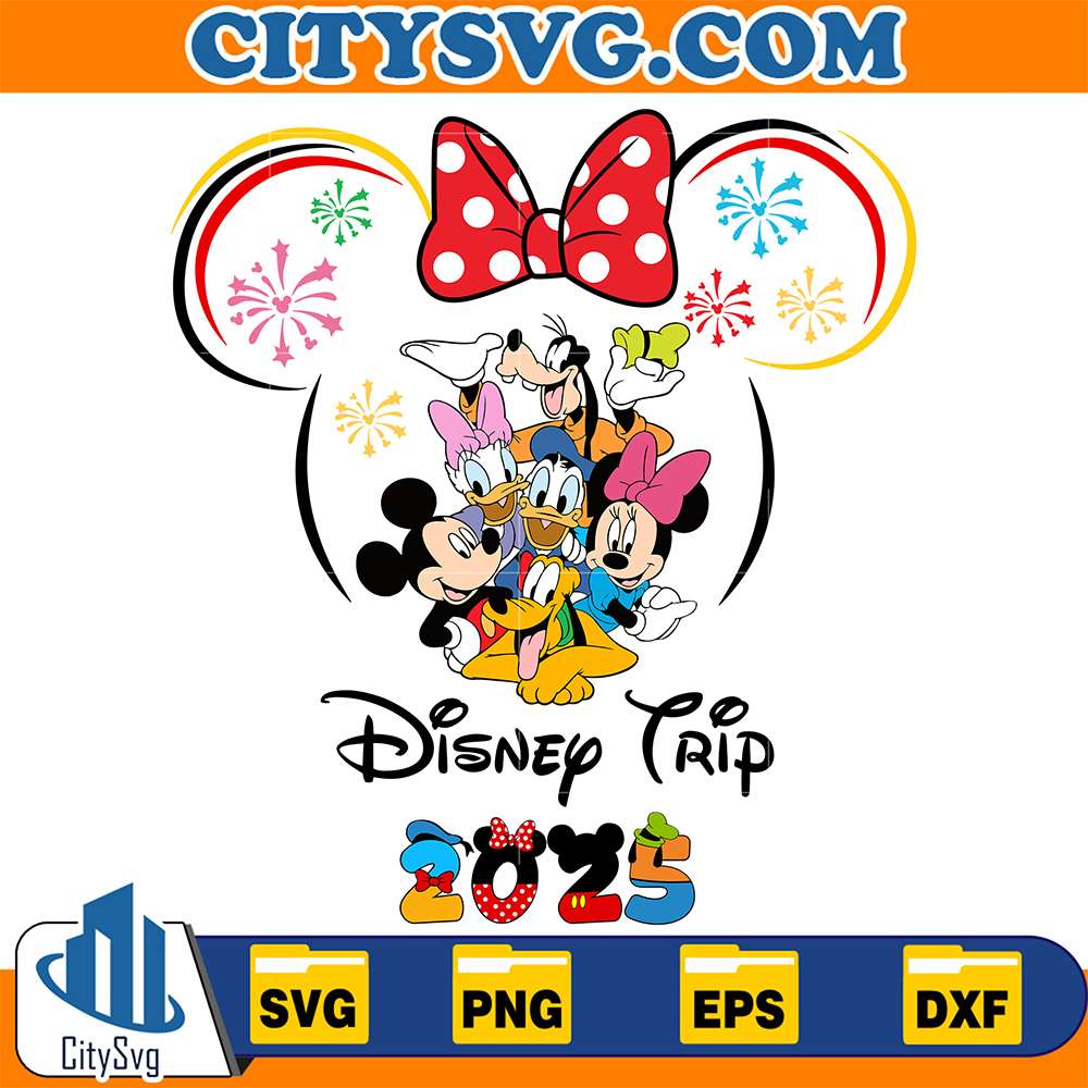 Disney Minnie Family Trip 2025 Svg – CITYSVG