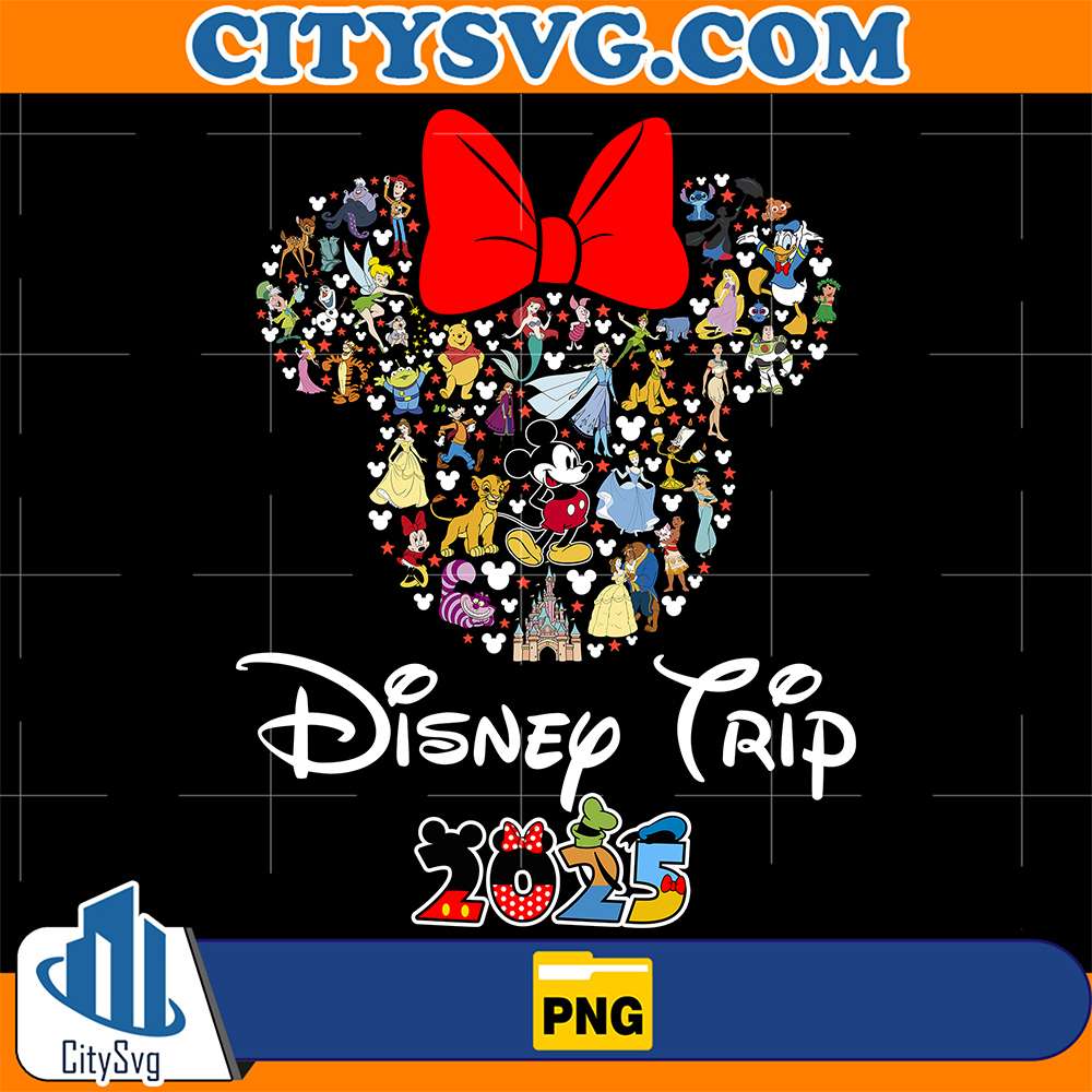 Disney Minnie Mouse And Family Trip 2025 Png – CITYSVG