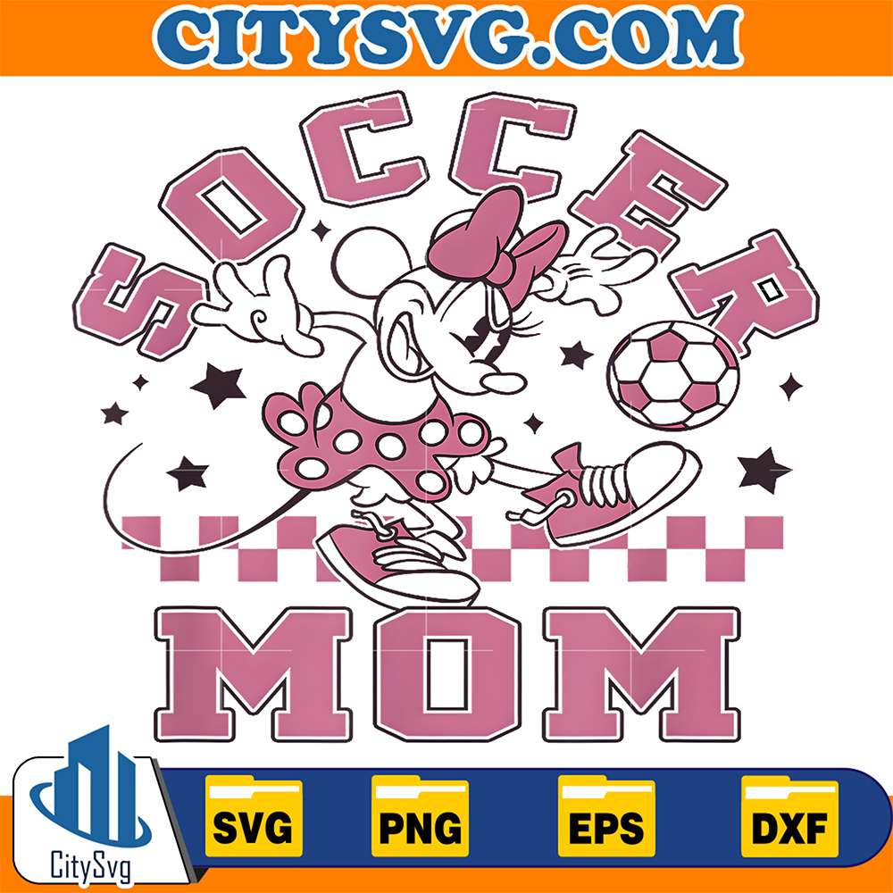 Disney Minnie Mouse Soccer Mom Svg – CITYSVG