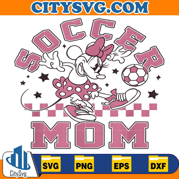 Disney Minnie Mouse Soccer Mom Svg – CITYSVG