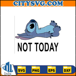 Disney Men's Lilo & Stitch Not Today Svg, Stitch Svg, Stitch Clipart S ...