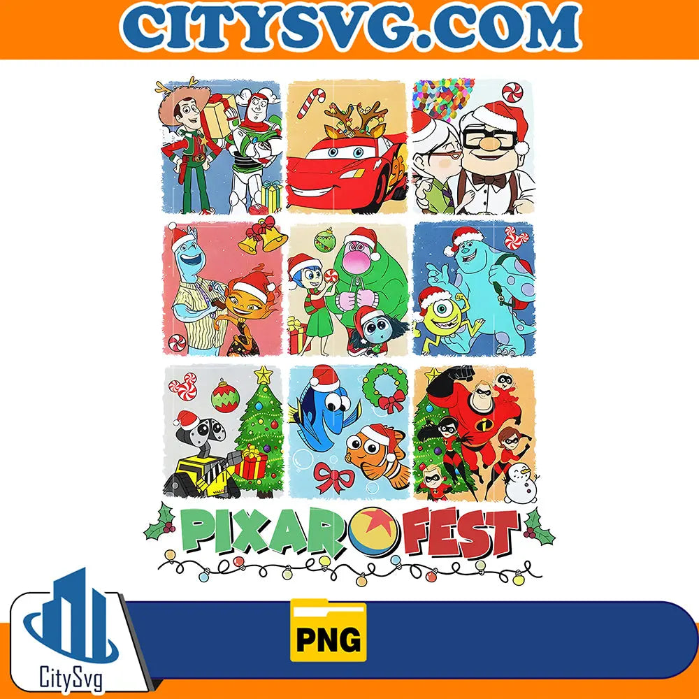 Disneyland Pixar Fest Christmas Png – CITYSVG