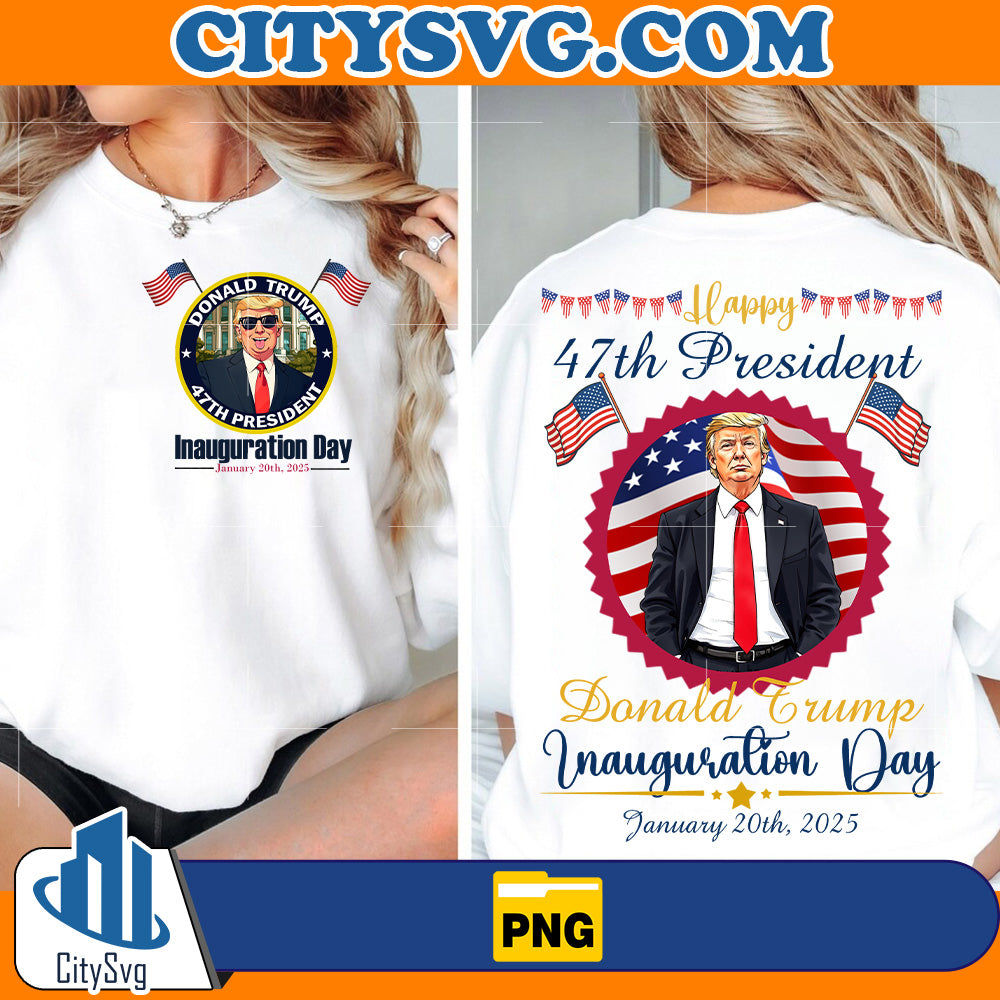 Donald Trump Inauguration Day 2025 Png – CITYSVG