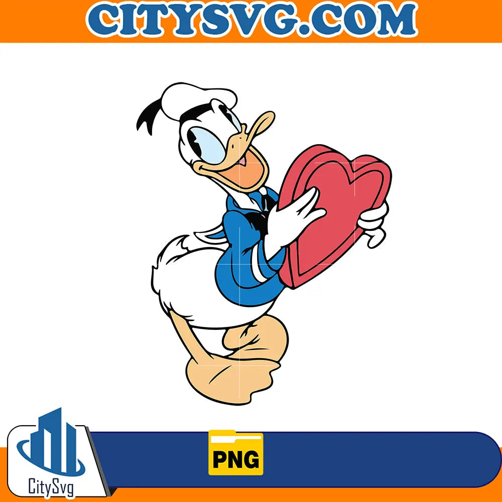 Donald Duck Valentine Png – CITYSVG