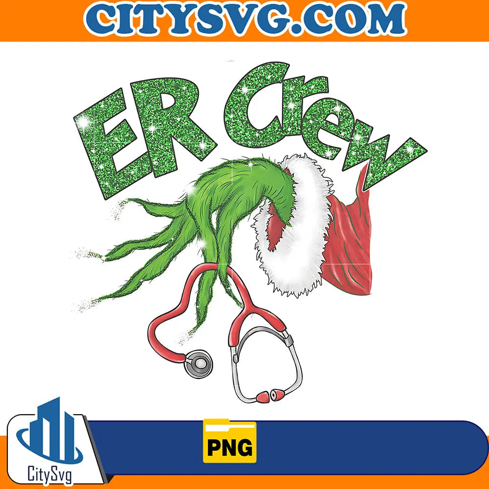 ER Crew Emergency Room Grinch Png – CITYSVG