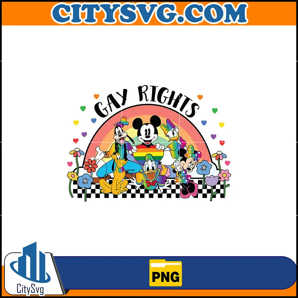 Gay Rights Png, LGBT Pride Sublimation, Instant Download – CITYSVG
