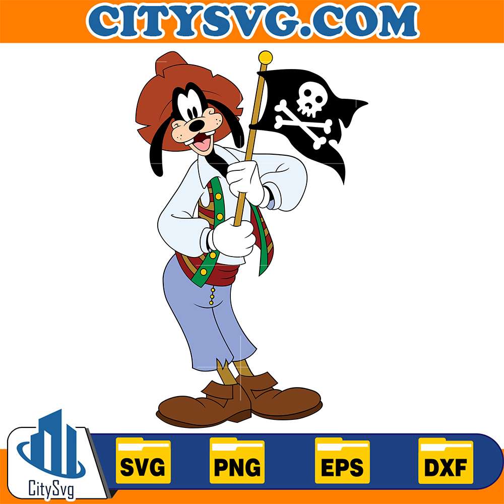 Goofy Pirate Cruise Svg – CITYSVG