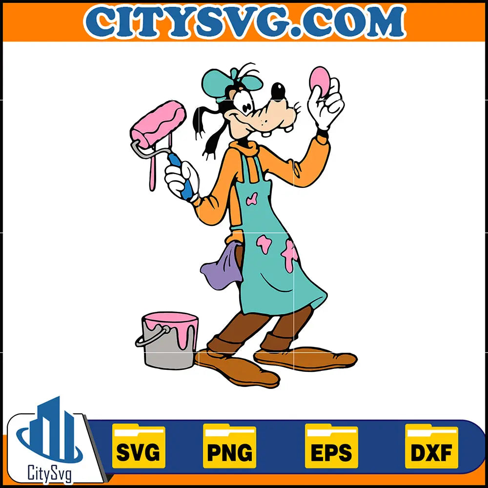 Goofy Easter Svg, Easter Svg Cut Files For Cricut, Silhouette, Mickey ...