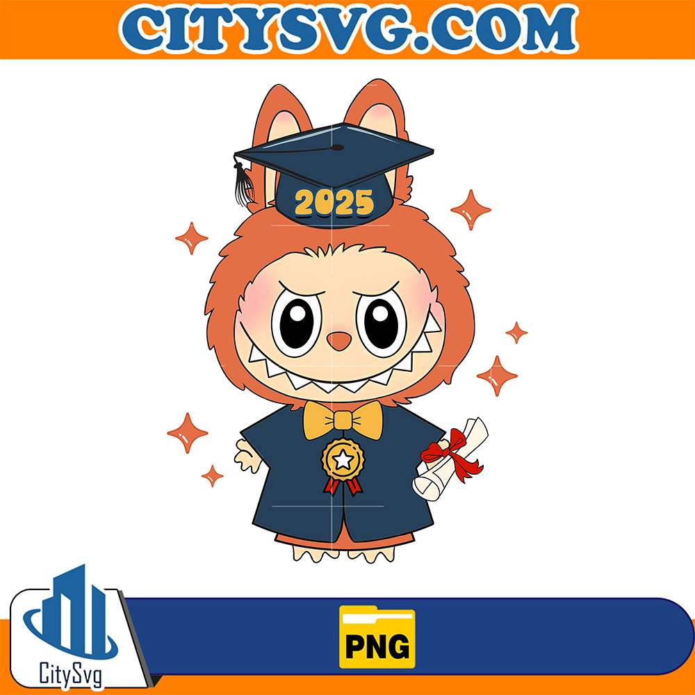 Graduation Labubu 2025 Png – CITYSVG