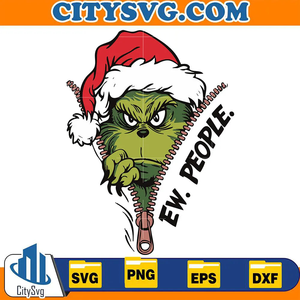 Grinch Ew People Svg – CITYSVG