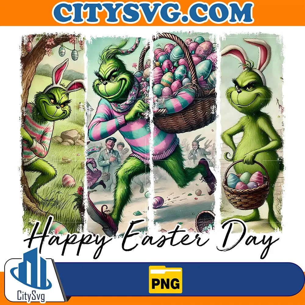 Grinch Happy Easter Png – CITYSVG