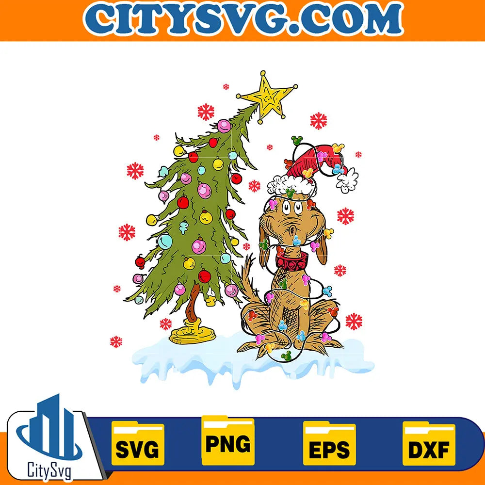 Grinch Max Christmas Tree Svg – CITYSVG