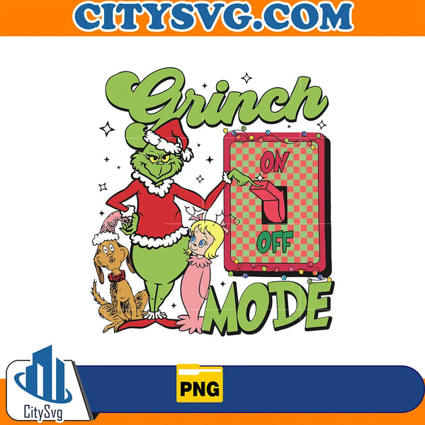 Grinch Mode On Off Png – CITYSVG