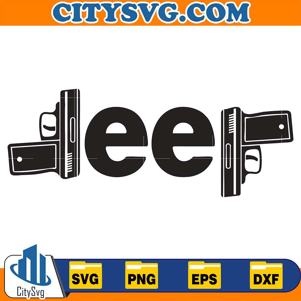 Gun Jeep Svg – CITYSVG