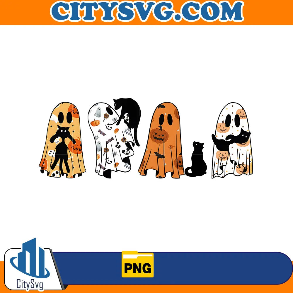 Halloween Ghost cat Png – CITYSVG