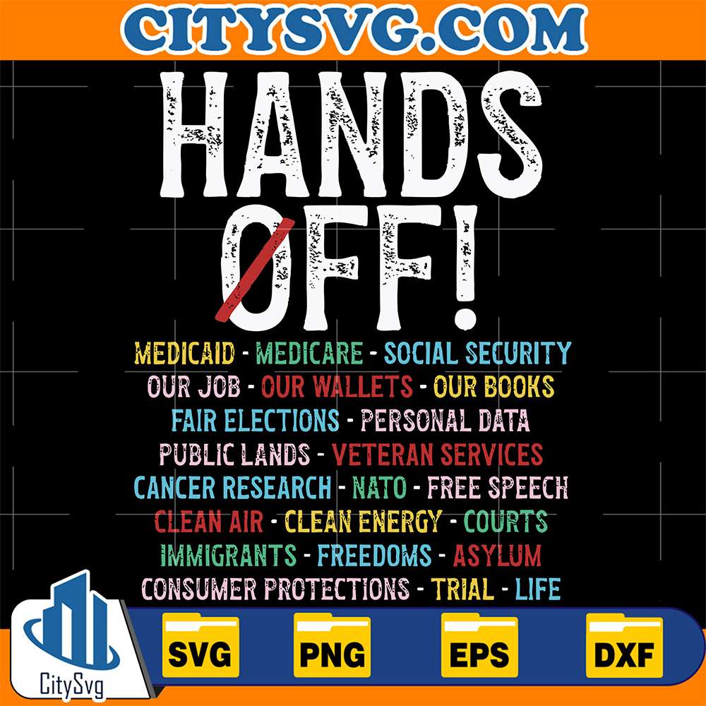 Hands Off Svg – CITYSVG