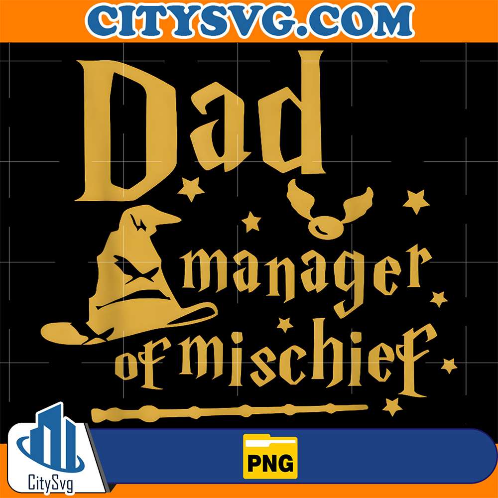 Harry Potter Dad Manager Of Mischief Png – CITYSVG