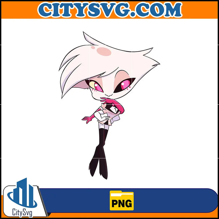 Hazbin Hotel Angel Dust Png, Cute Chibi Hotel Characters Png, Hotel Th ...